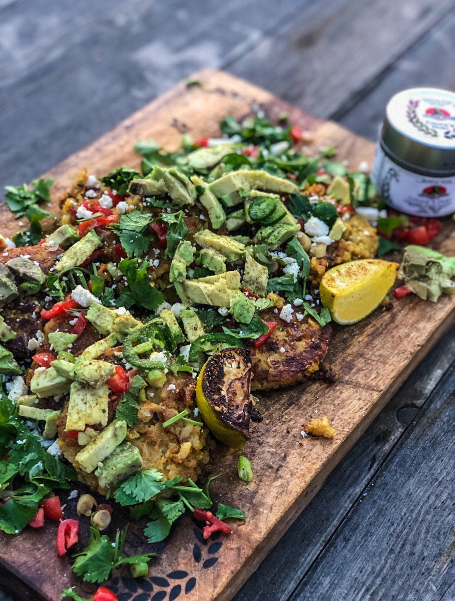 Street Corn Elote-Style Risotto Al Salto | Recipeish | Gustus Vitae