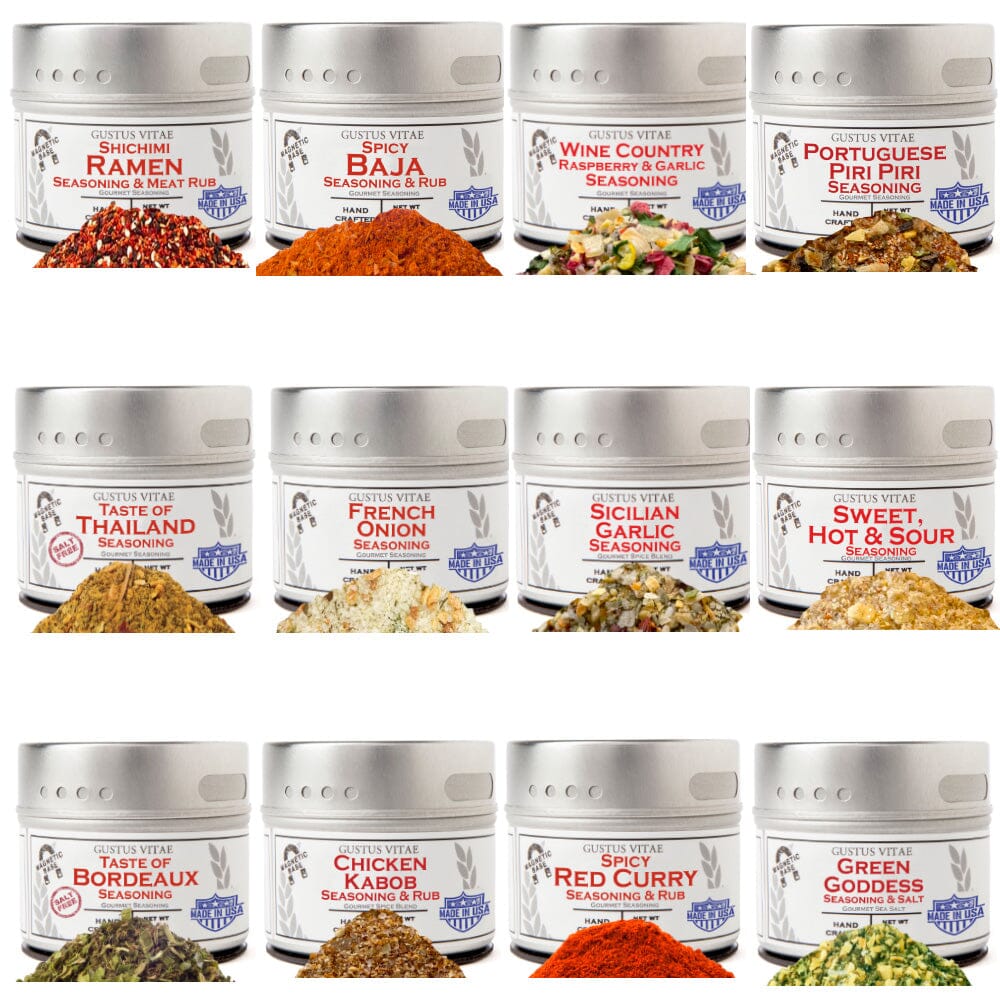 Luxury World Seasonings - Gourmet 12 Pack Collection | Gourmet ...